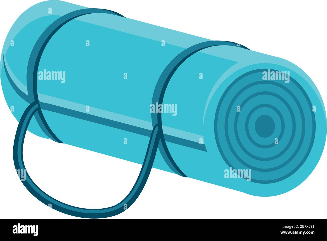 exercise mat on white background vector illustration design Stock ...