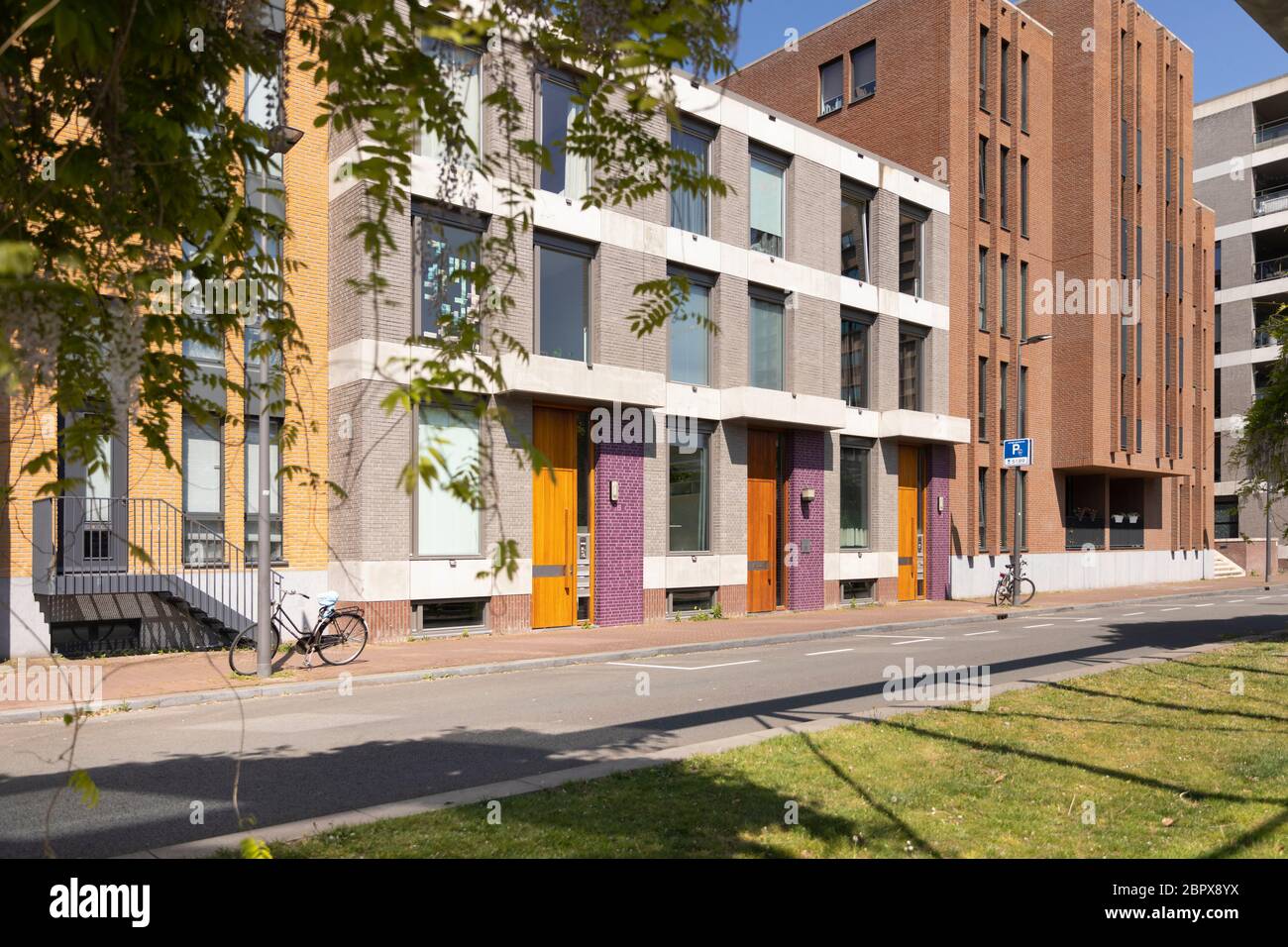 Eindhoven, The Netherlands, May 7th 2020. Strijp S district with new ...