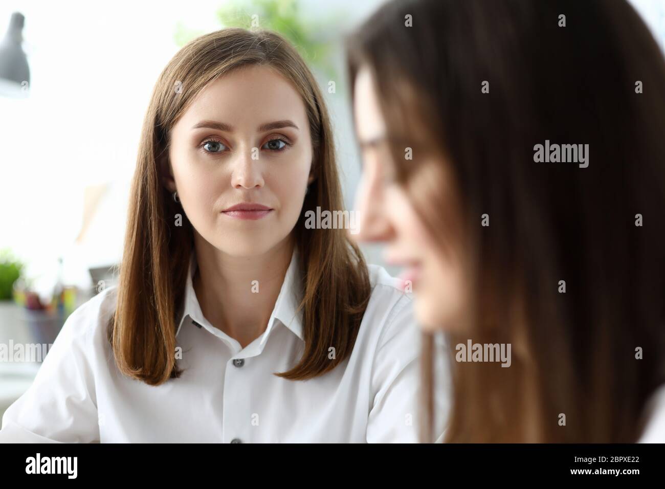 Concerned lady hi-res stock photography and images - Alamy