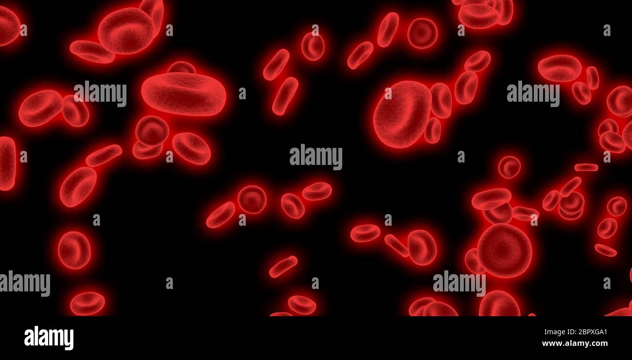 Blood Cells as a Science Concept Abstract Stock Photo - Alamy