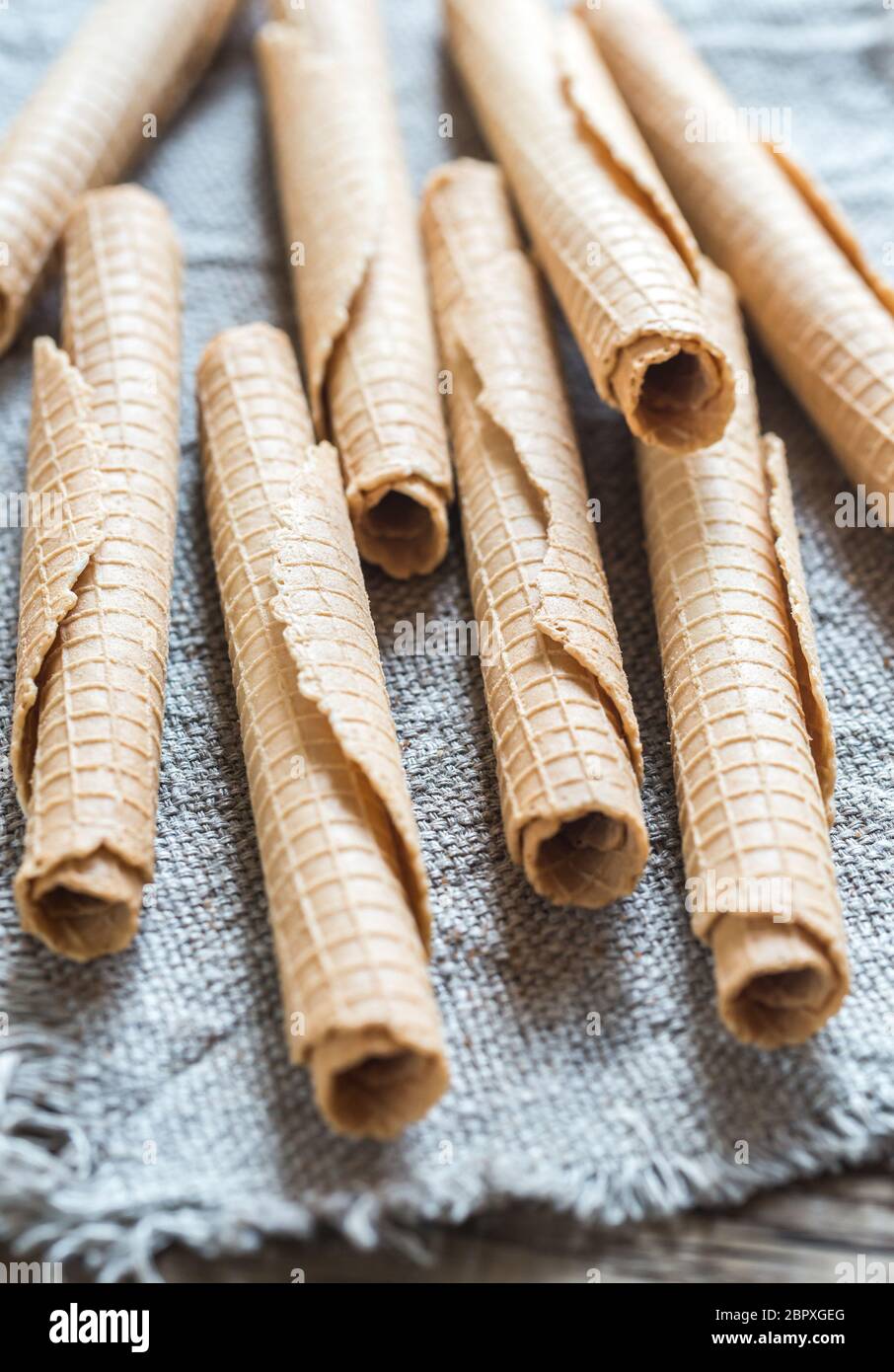 Swiss bricelets roules Stock Photo - Alamy