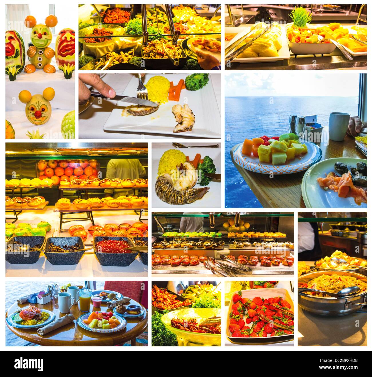 Buffet dinner cruise Cut Out Stock Images & Pictures - Alamy