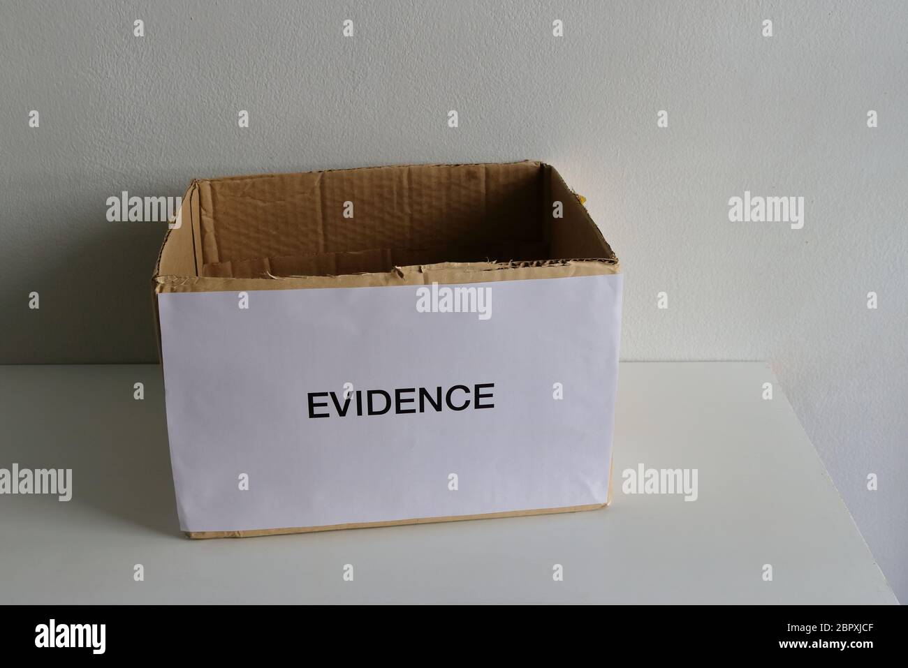 Evidence box hi-res stock photography and images - Alamy