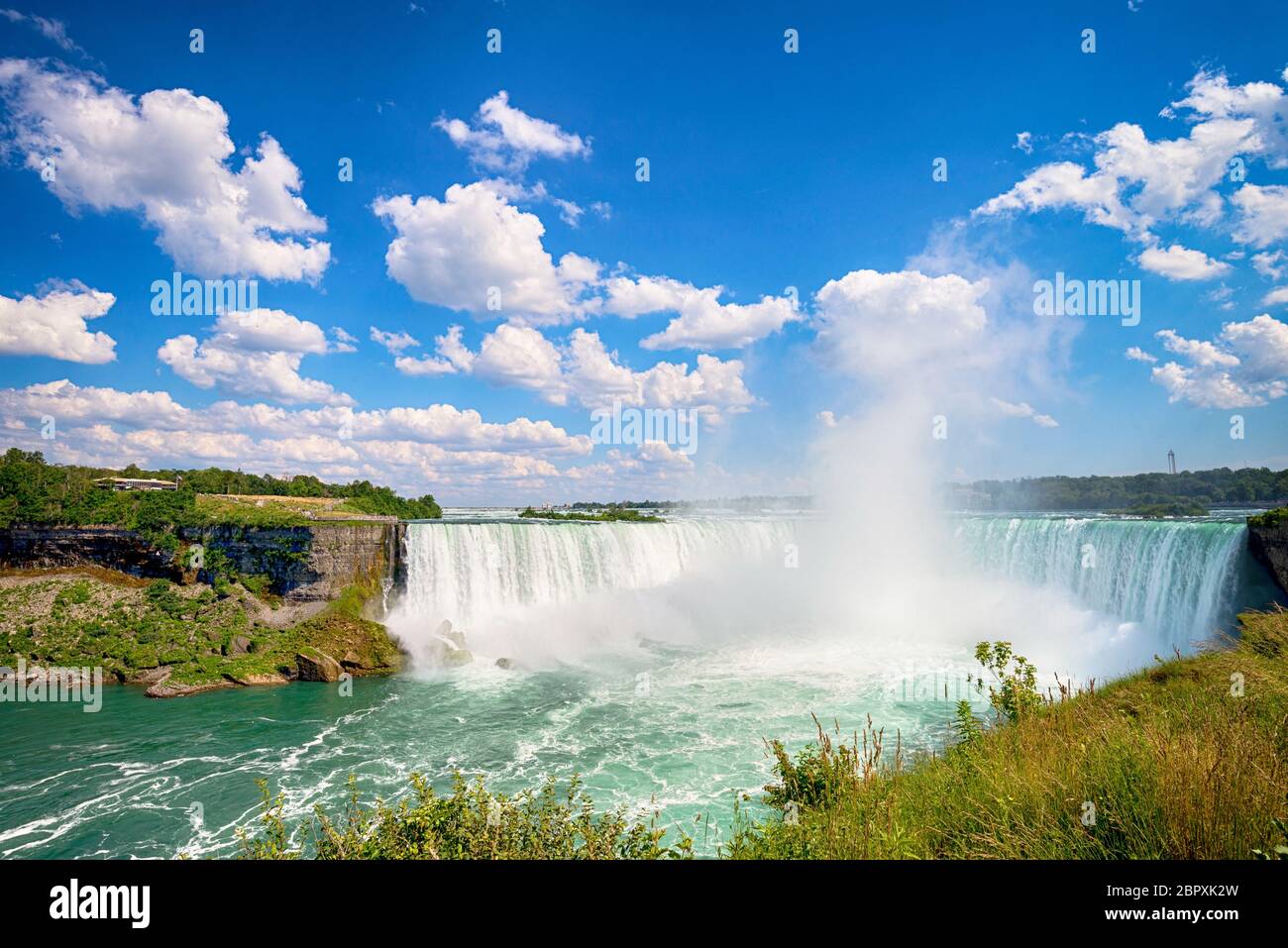 Famous waterfall, Niagara falls in Canada, Ontario Stock Photo - Alamy
