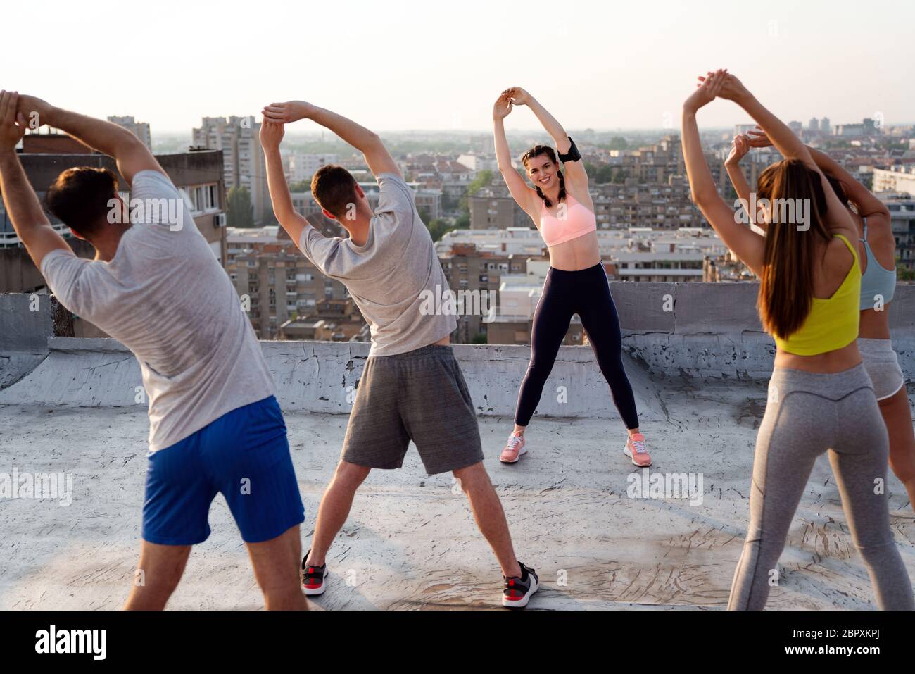 Happy coach outdoor hi-res stock photography and images - Alamy