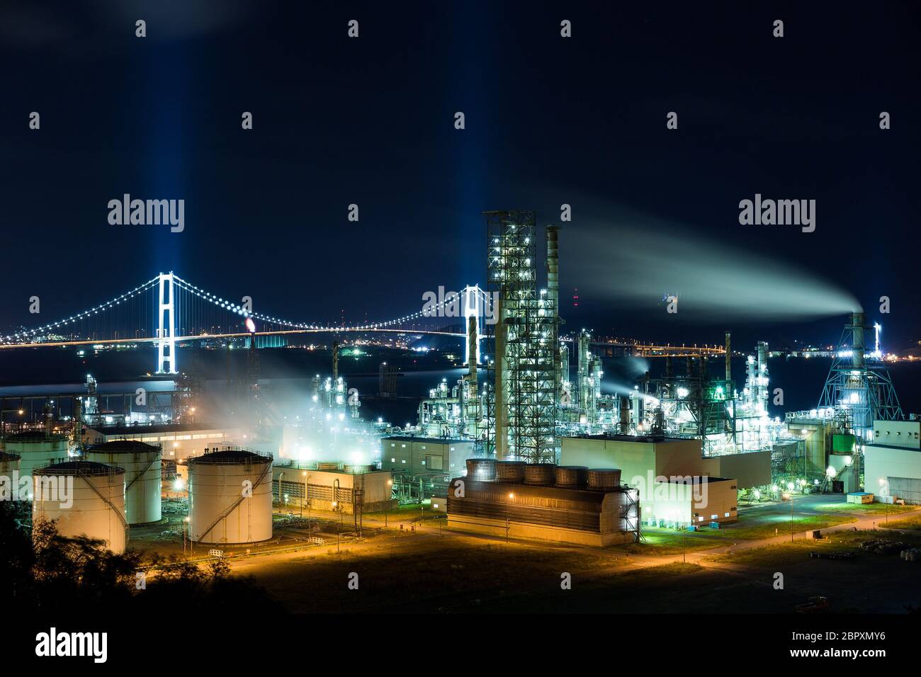 Industry of Muroran Stock Photo - Alamy