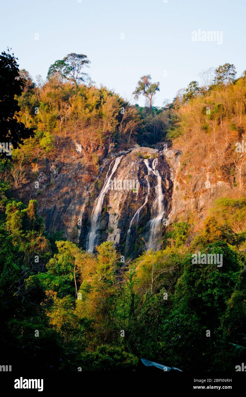 Klong lan Waterfall is big waterfall in thailand ,province Kampang phed ...