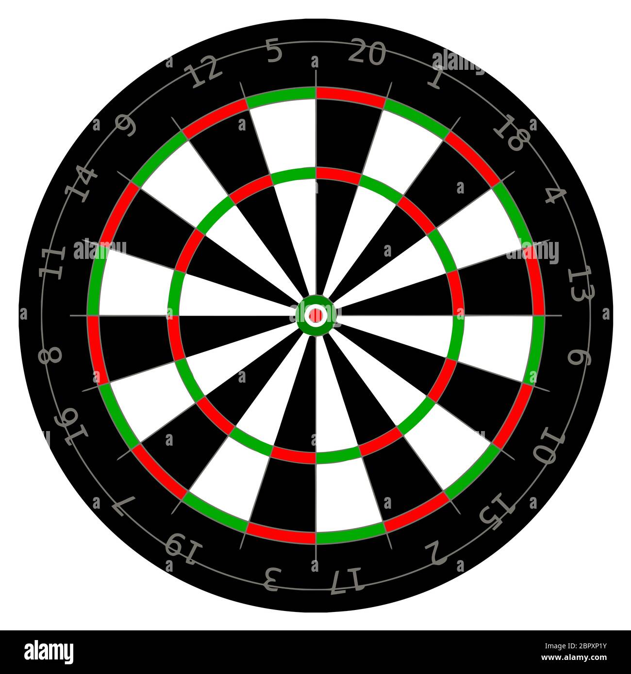 classic bullseye achievement perfect target dart illustration Stock ...