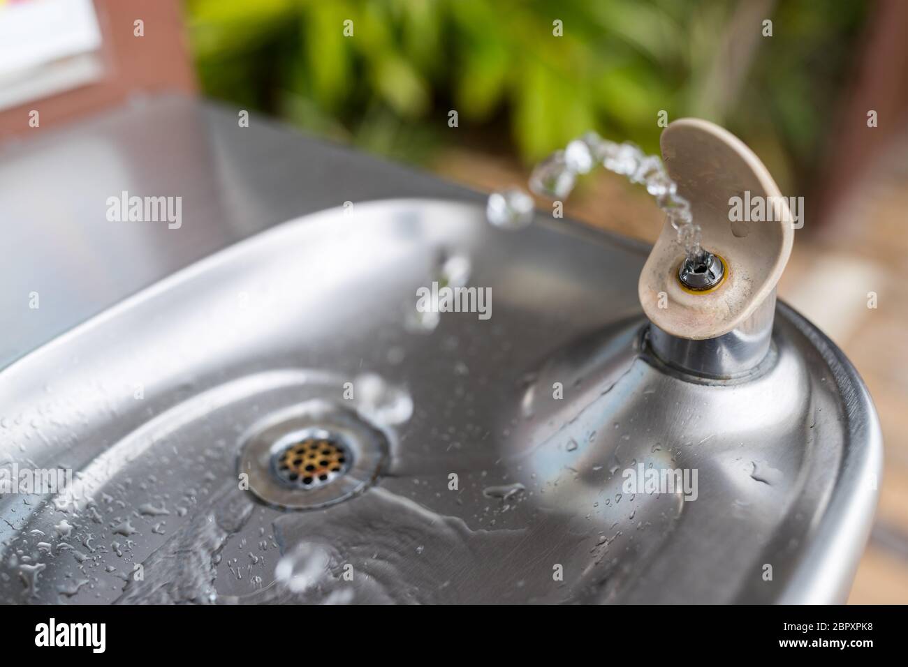 Drink water fountain Stock Photo - Alamy