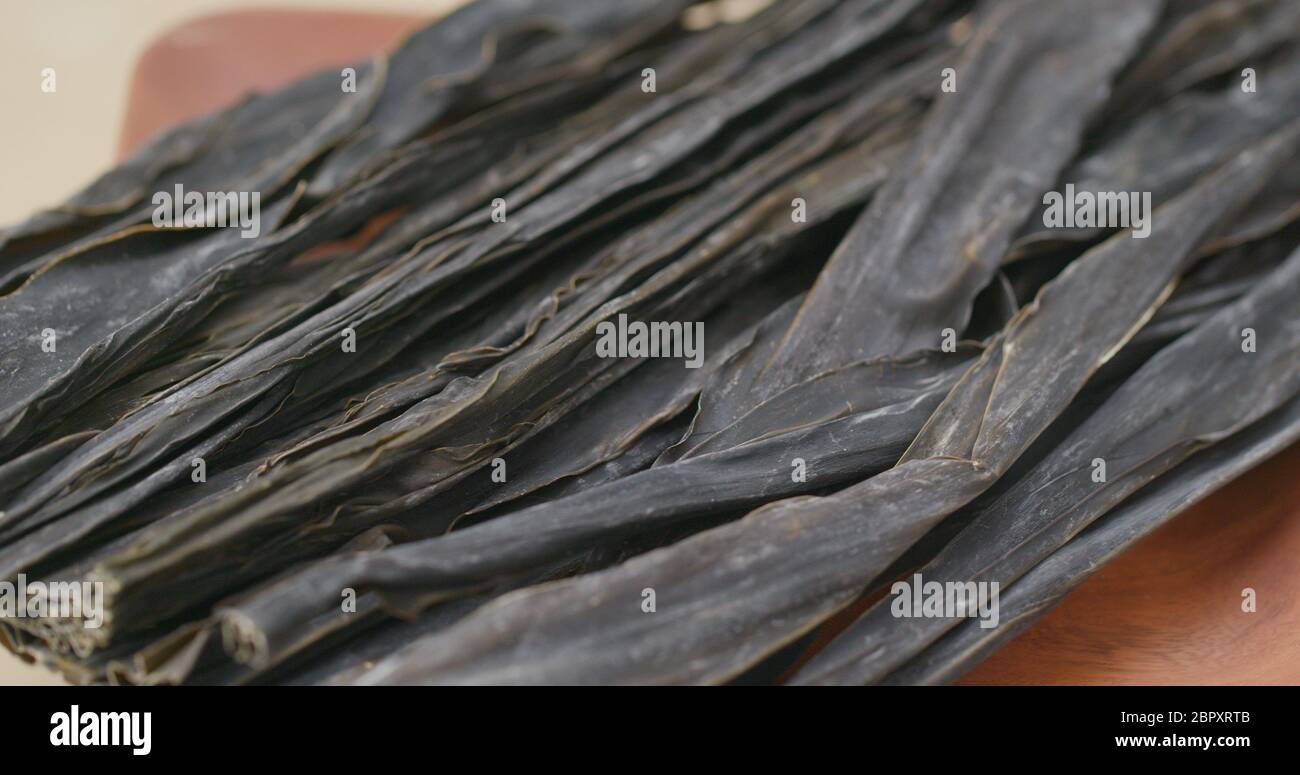 Pile of Konbu Stock Photo - Alamy