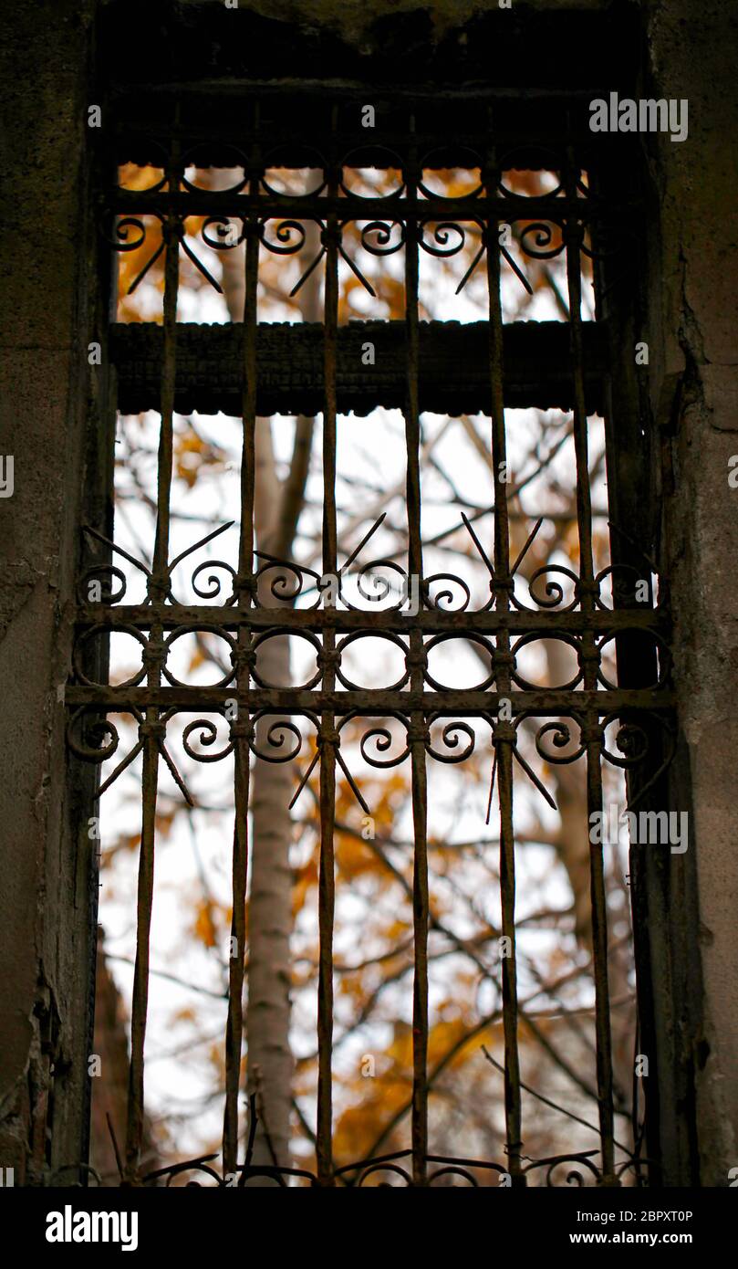 Abstract Ancient Building Houses Windows Details Photo Stock Photo - Alamy