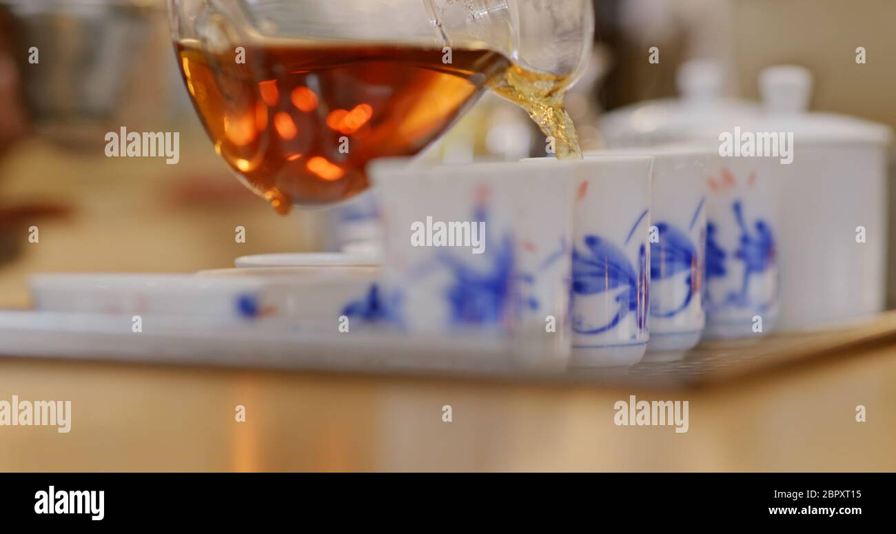 Chinese tea ceremony Stock Photo - Alamy