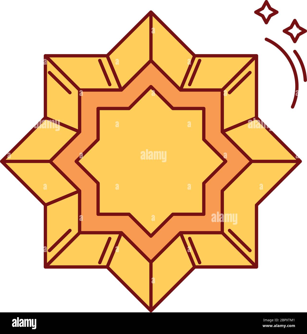 star ramadan on white background vector illustration design Stock ...