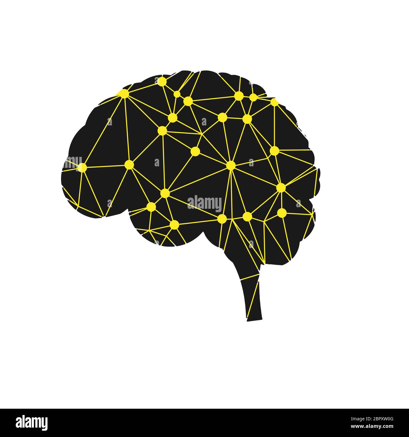 mind brain ideas connection network illustration Stock Photo - Alamy