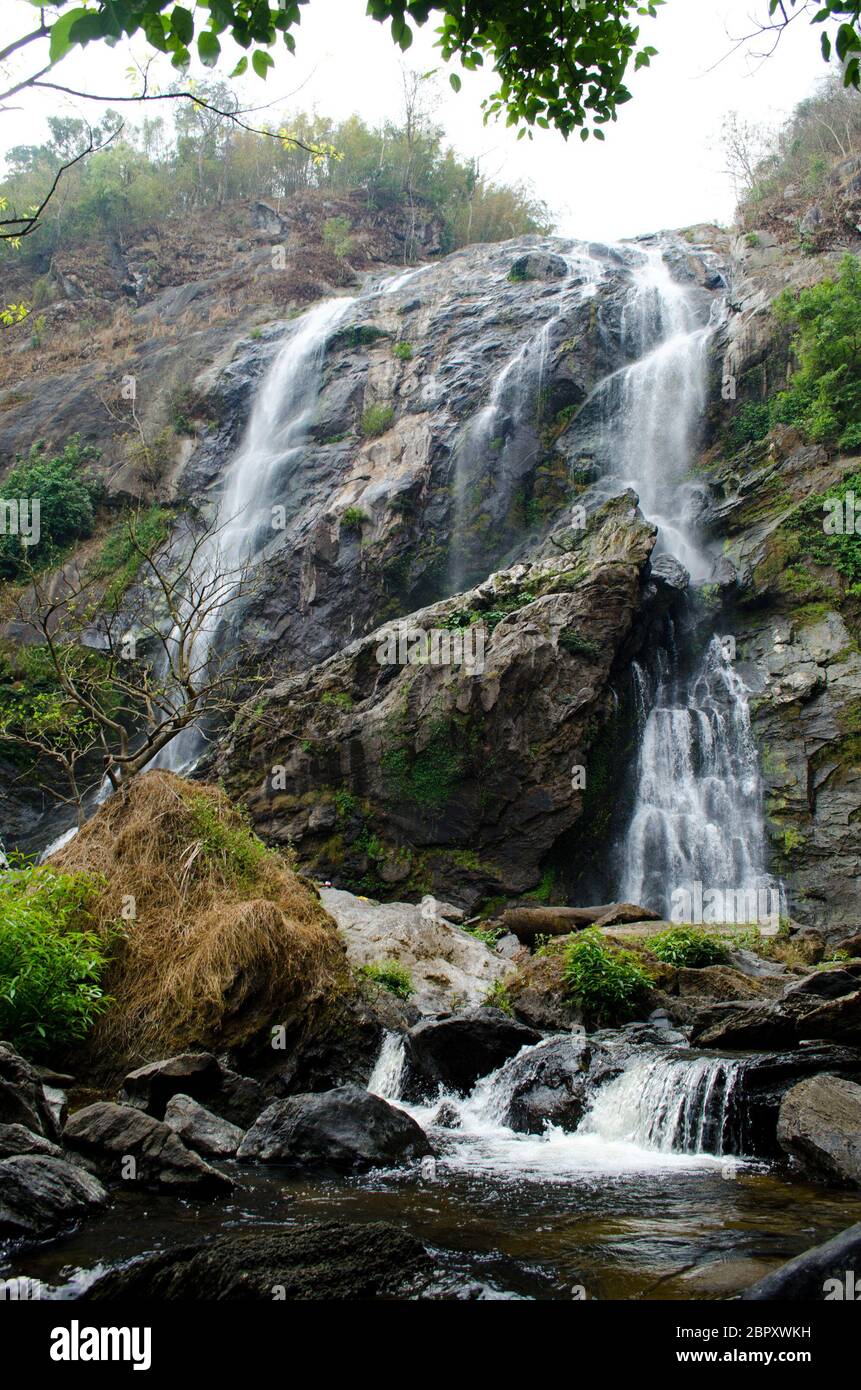 Klong lan Waterfall is big waterfall in thailand ,province Kampang phed ...