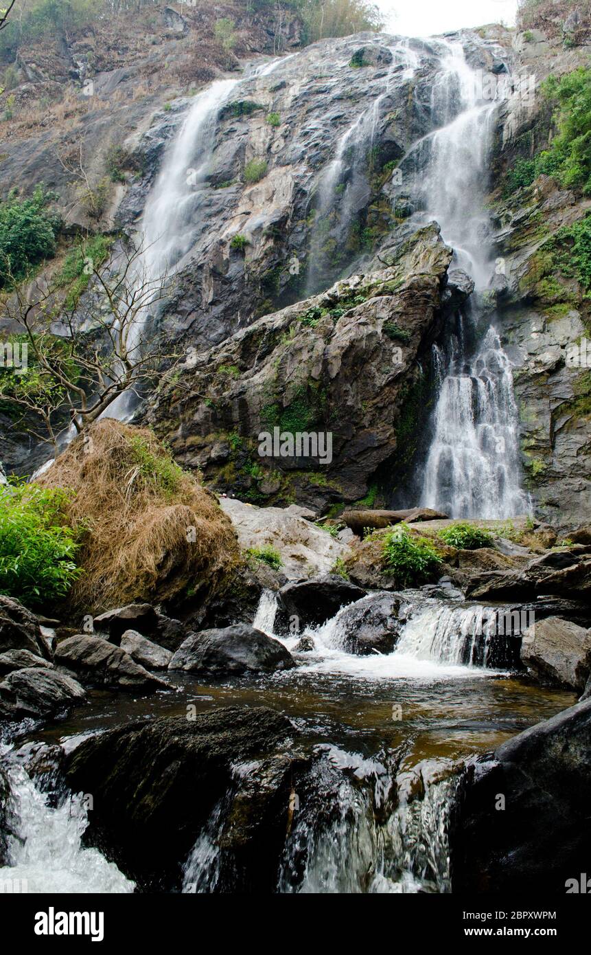 Klong lan Waterfall is big waterfall in thailand ,province Kampang phed ...