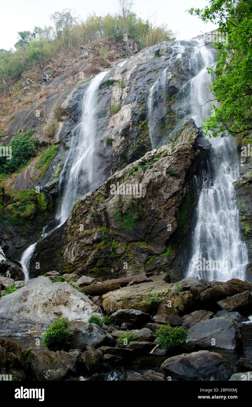 Klong lan Waterfall is big waterfall in thailand ,province Kampang phed ...