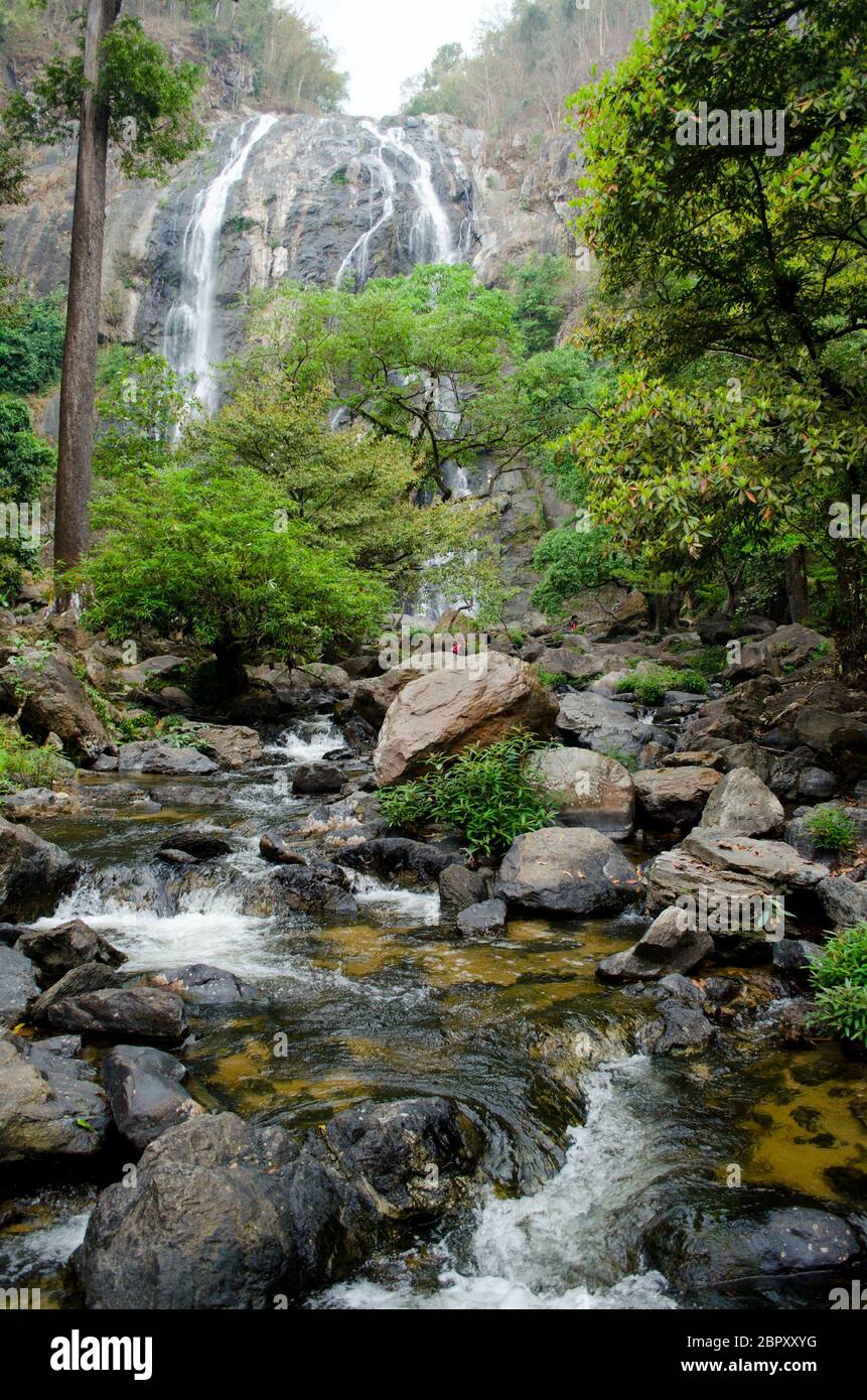 Klong lan Waterfall is big waterfall in thailand ,province Kampang phed ...