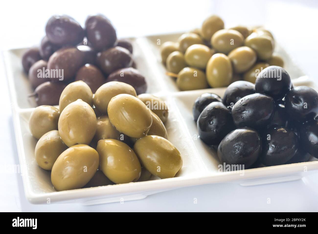 Assortment of olives Stock Photo - Alamy