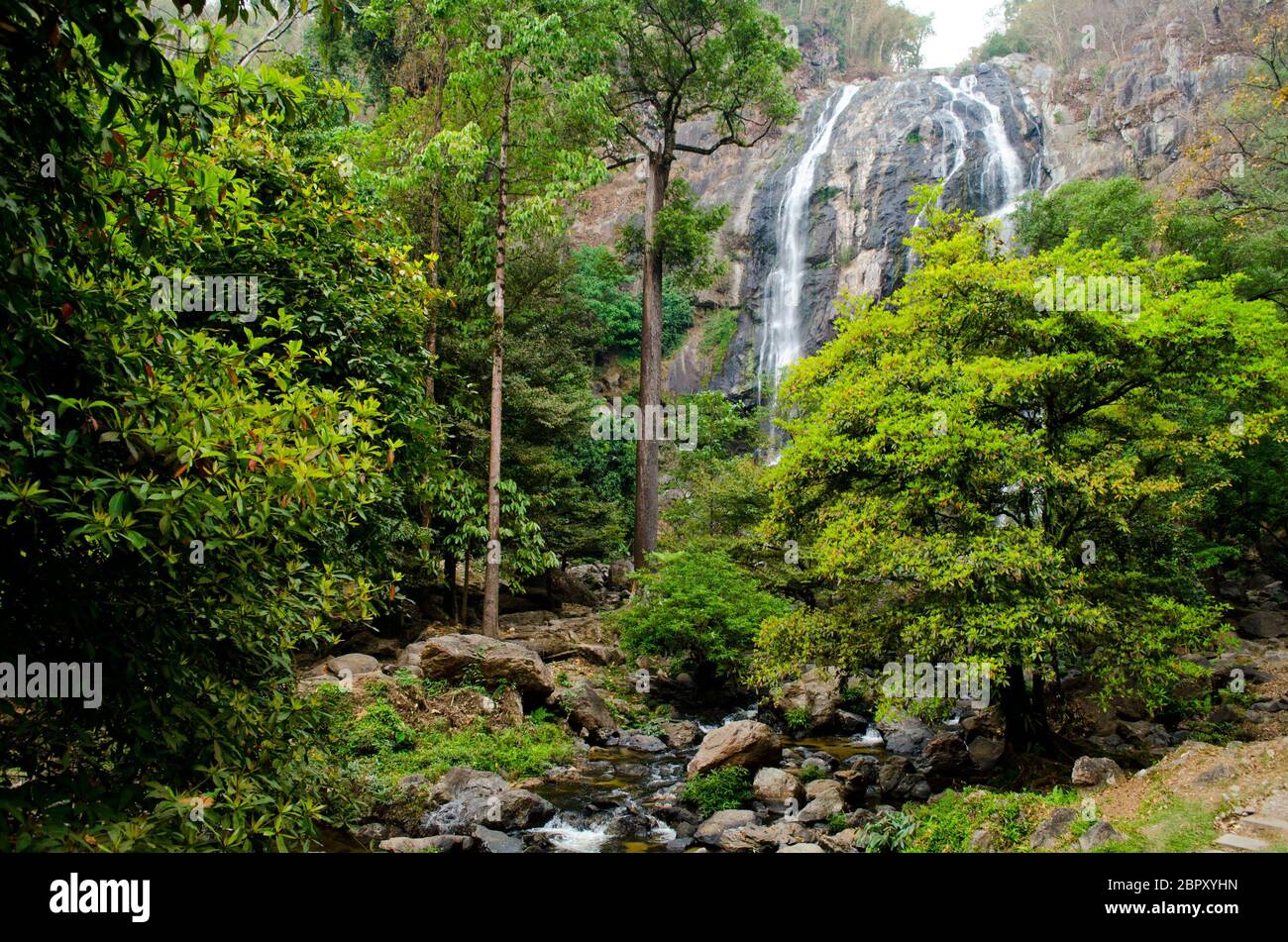 Klong lan Waterfall is big waterfall in thailand ,province Kampang phed ...
