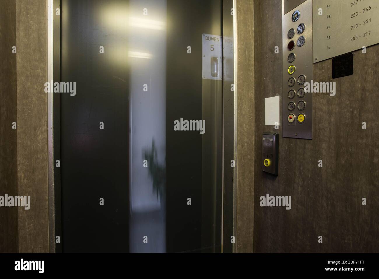 Interior of buttons in elevator. Inside the elevator floor selection ... Interior of buttons in elevator. Inside the elevator floor selection ...