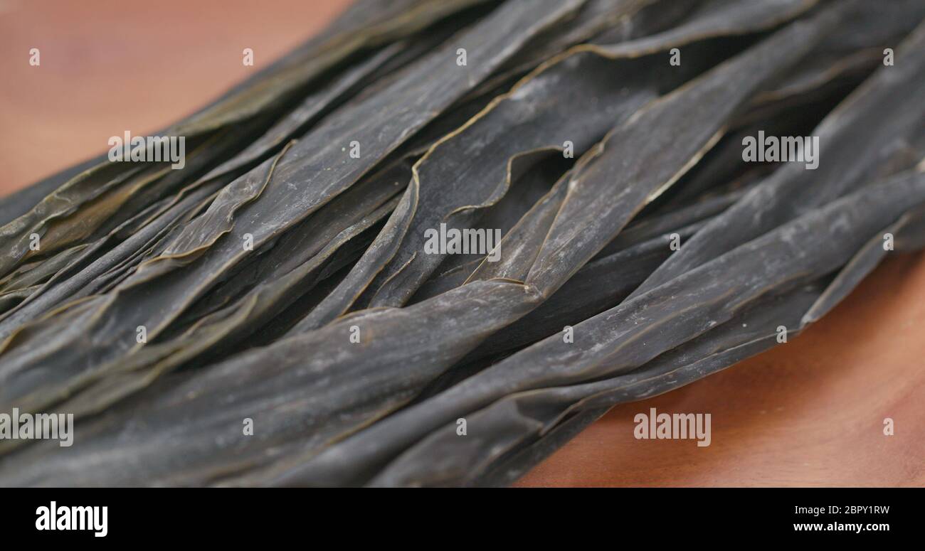 Pile of Konbu Stock Photo - Alamy
