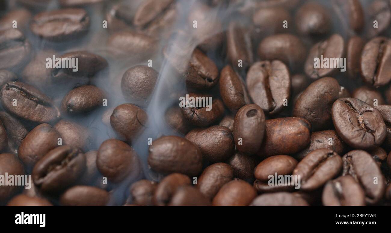 Roasted coffee bean Stock Photo - Alamy
