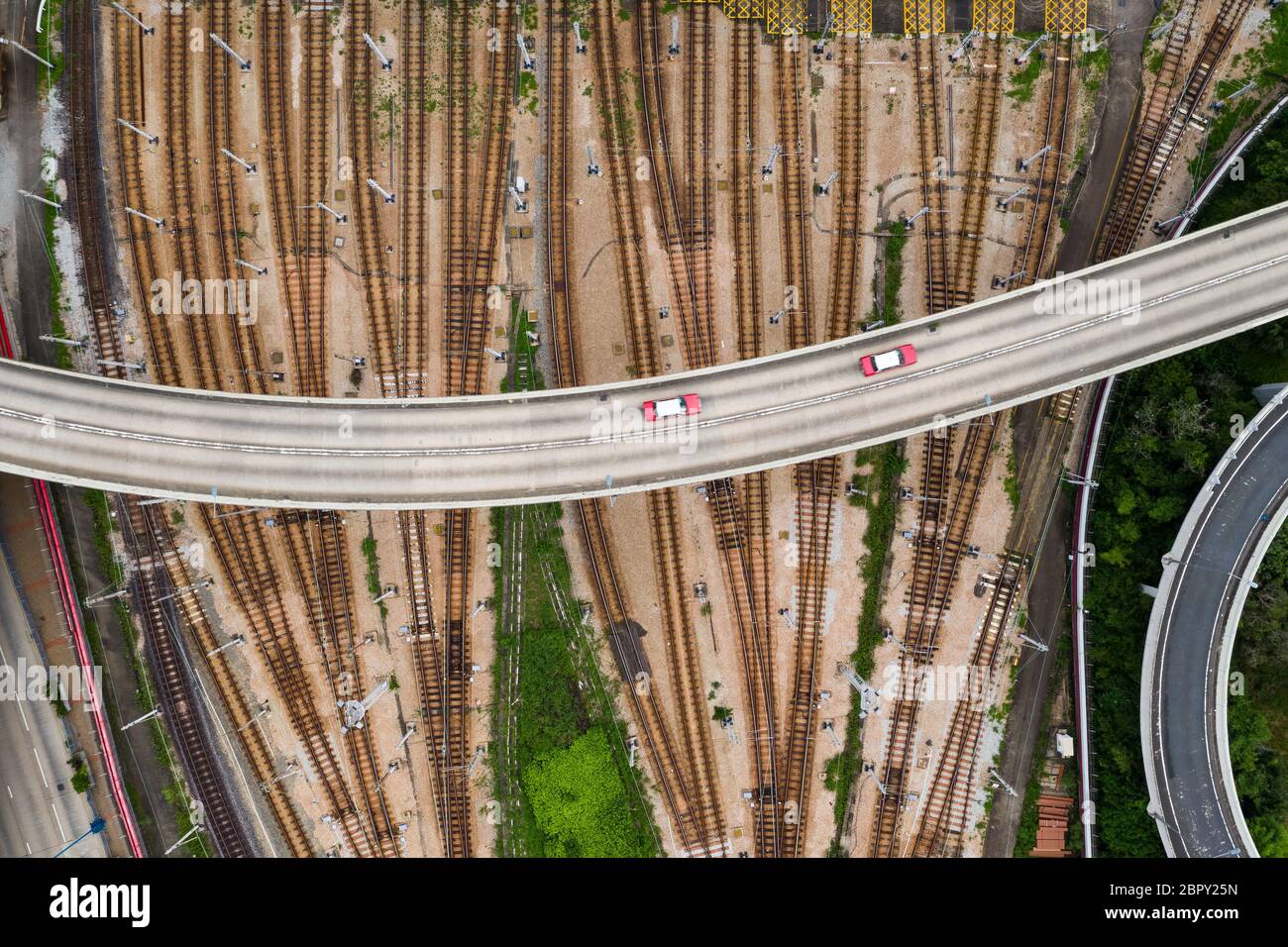 Top down train hi-res stock photography and images - Alamy