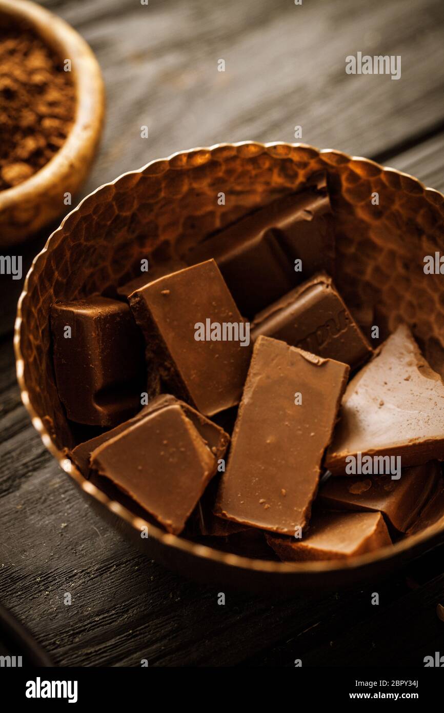 Rich dark chocolate hi-res stock photography and images - Alamy