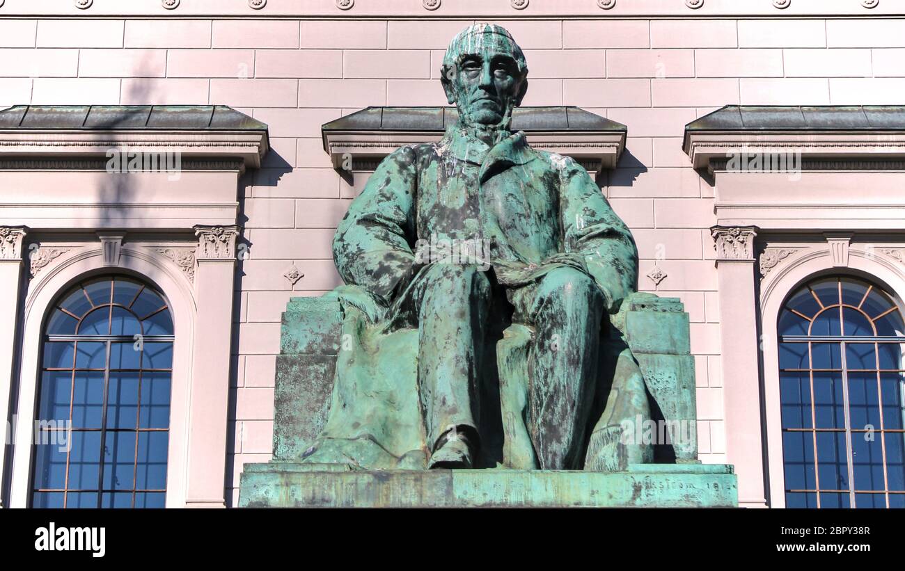 Johan Vilhelm Snellman, Helsinki, Finland Stock Photo - Alamy