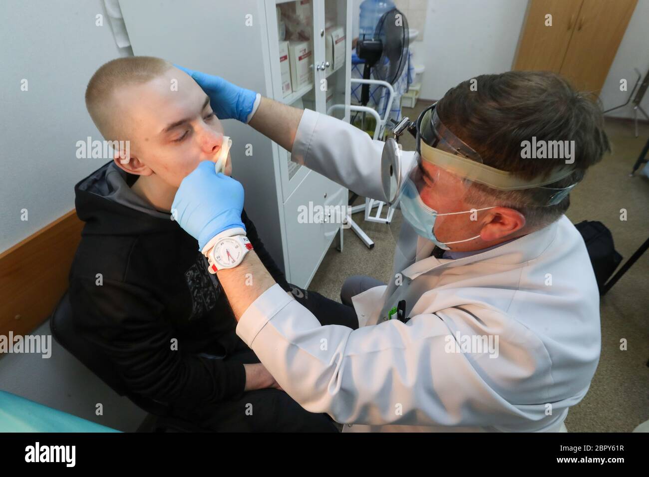 Examination Army Medical Conscript High Resolution Stock Photography ...