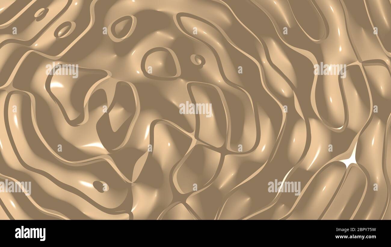 Uniform 3D abstract background of simple patterns of RAJAH color with ...