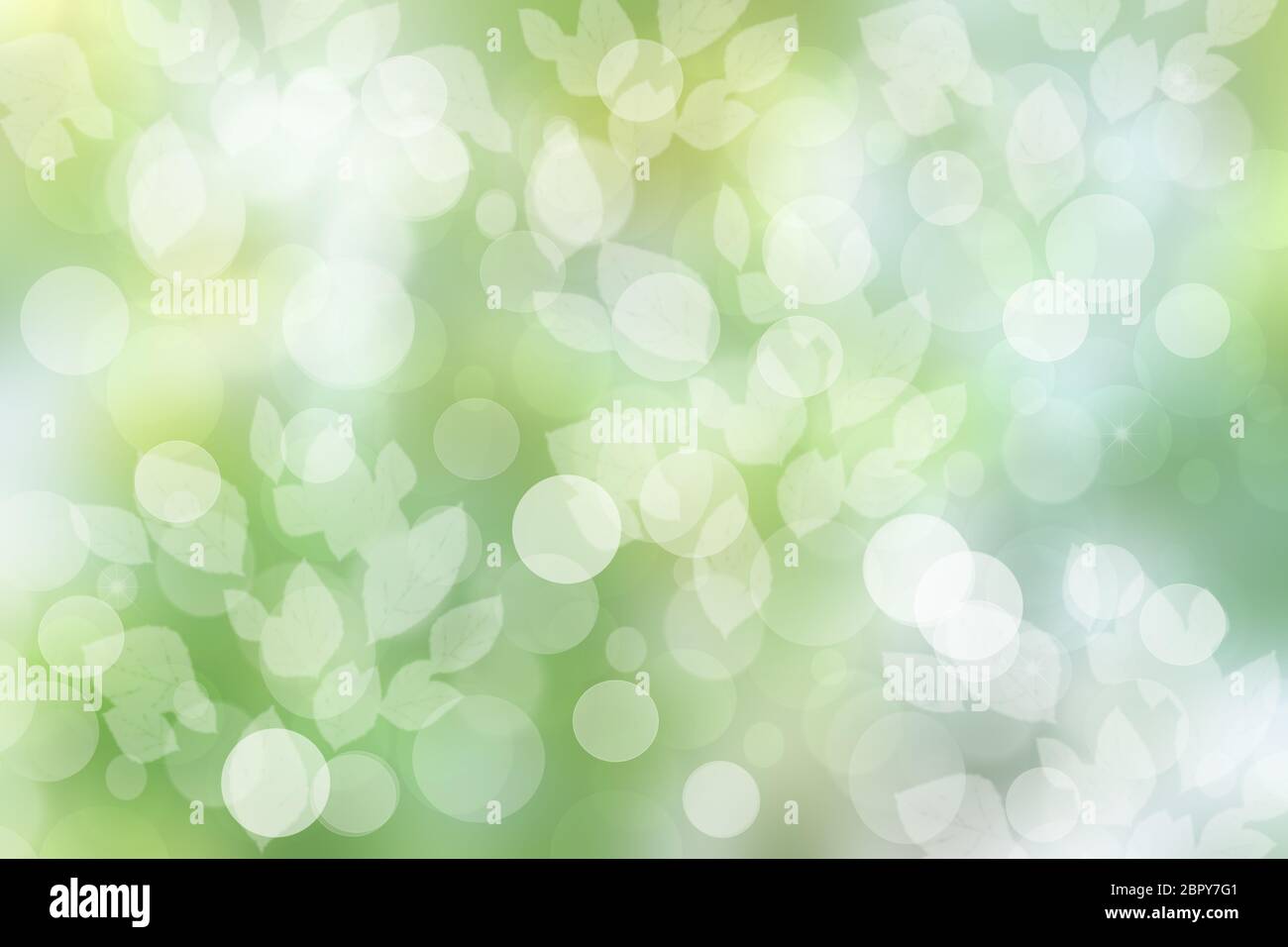 Abstract natural spring light green and yellow background texture with ...