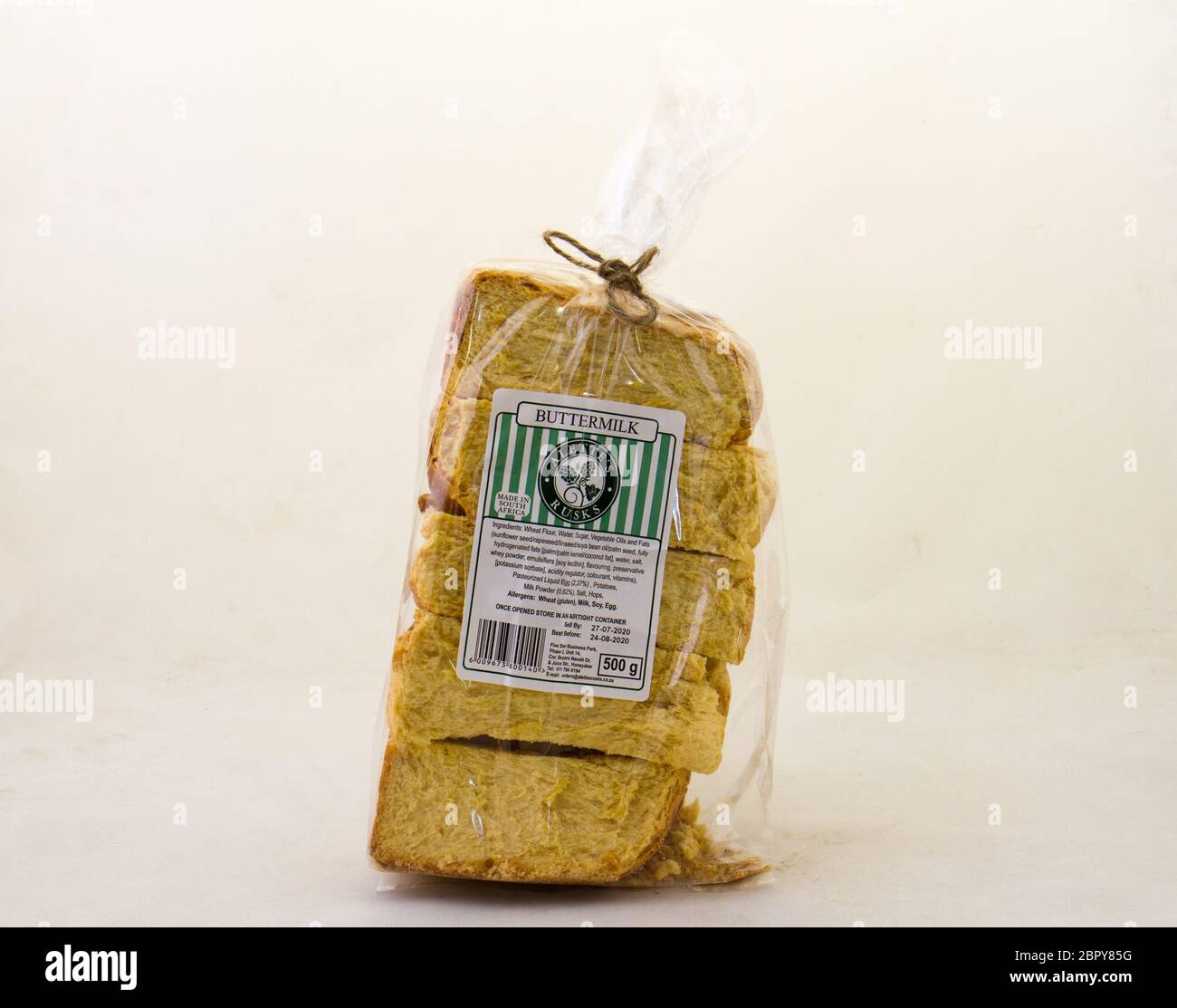 Alberton, South Africa - a packet of Alette's traditional buttermilk ...