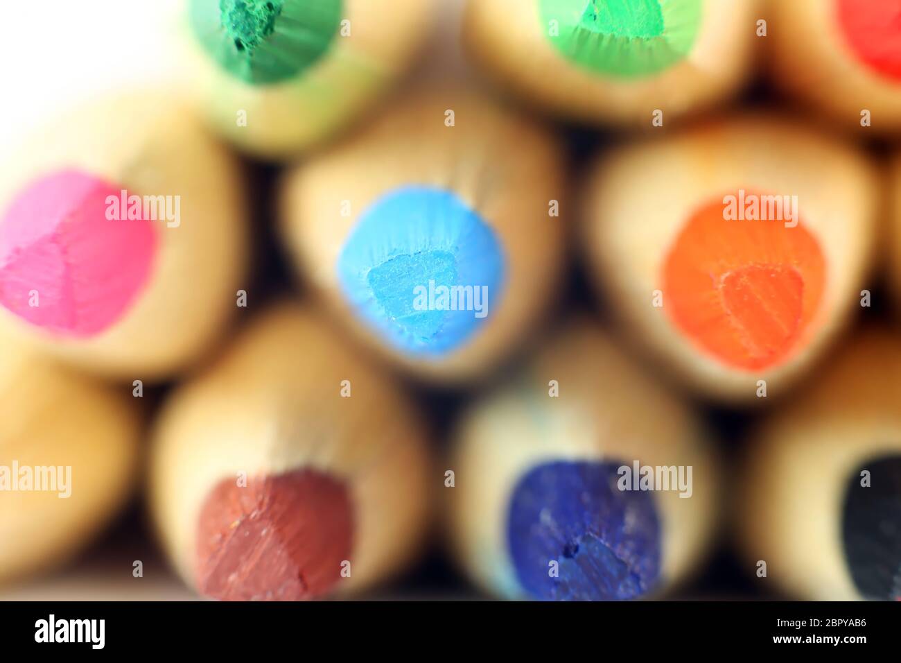 Crayons with wooden sheath suitable for grinding and drawing Stock ...