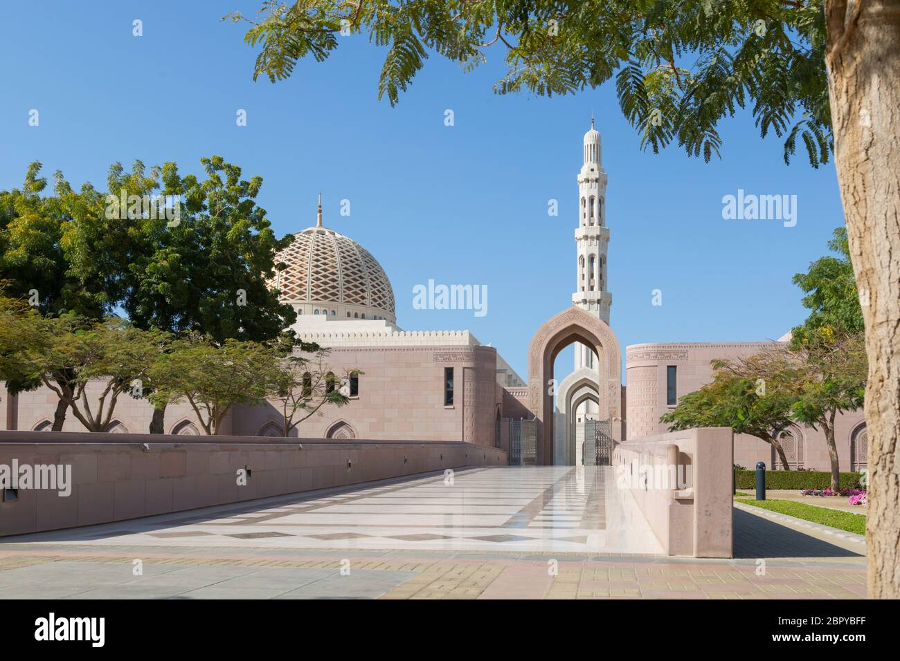 View of Sultan Qaboos Grand Mosque, Muscat, Oman Middle East, Asia ...
