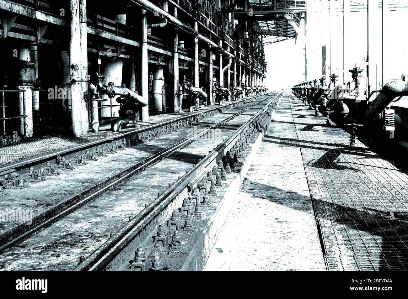 Close up industrial view,A equipment of oil refining,Oil and gas ...