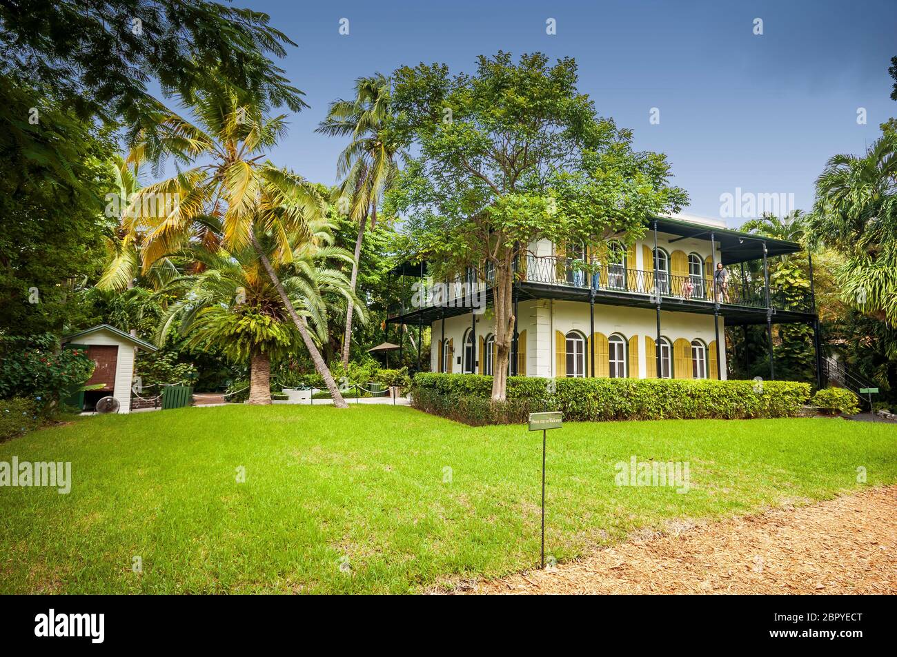 The Ernest Hemingway Home and Museum,key west,florida,usa Stock Photo ...