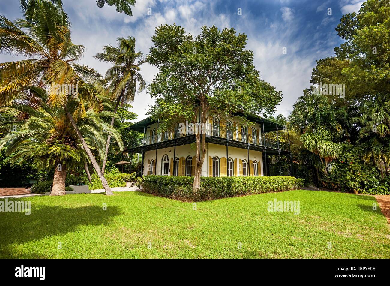 The Ernest Hemingway Home and Museum,key west,florida,usa Stock Photo ...