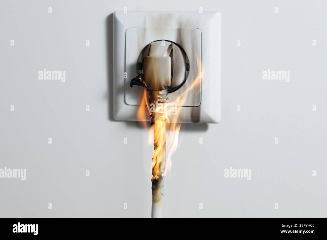Fire damaged electrical plug hi-res stock photography and images - Alamy