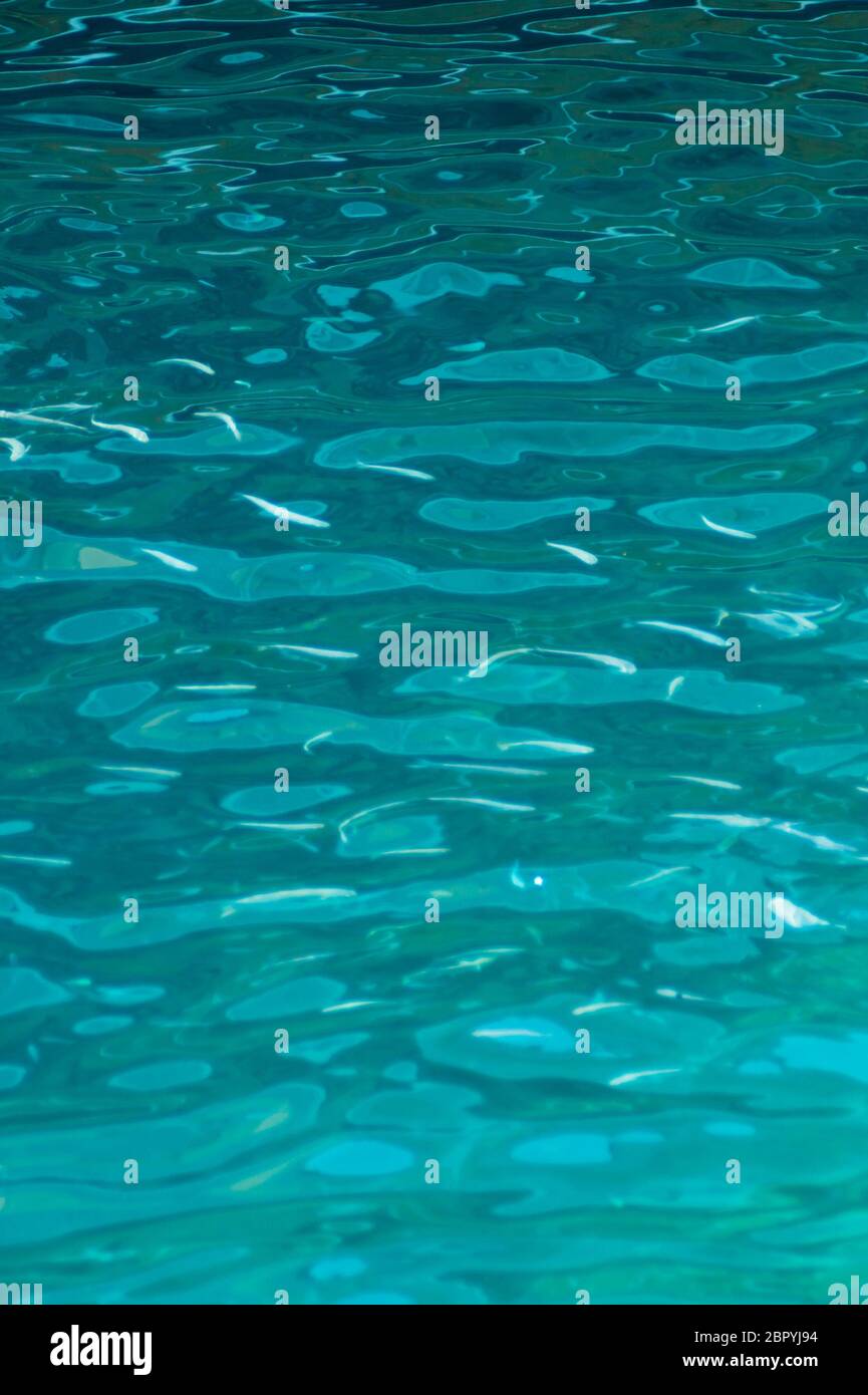 Clear azure water texture background Stock Photo - Alamy