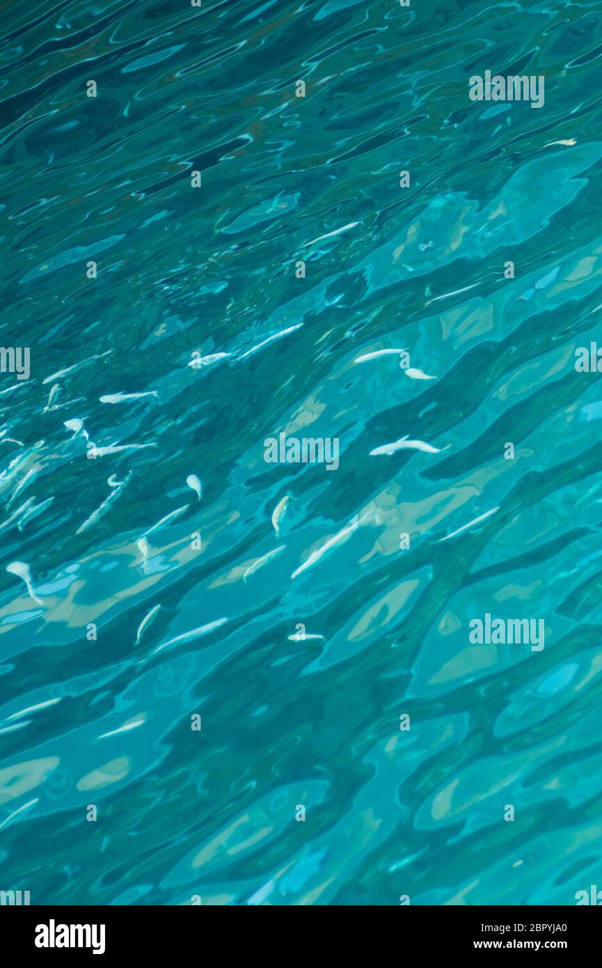 Clear azure water texture background Stock Photo - Alamy