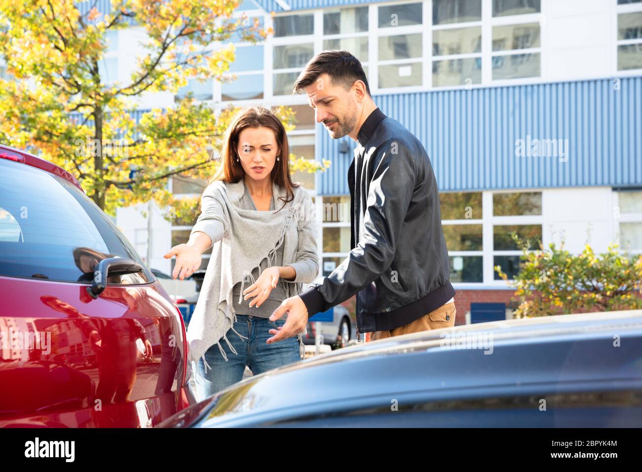 Car accident argument hi-res stock photography and images - Alamy