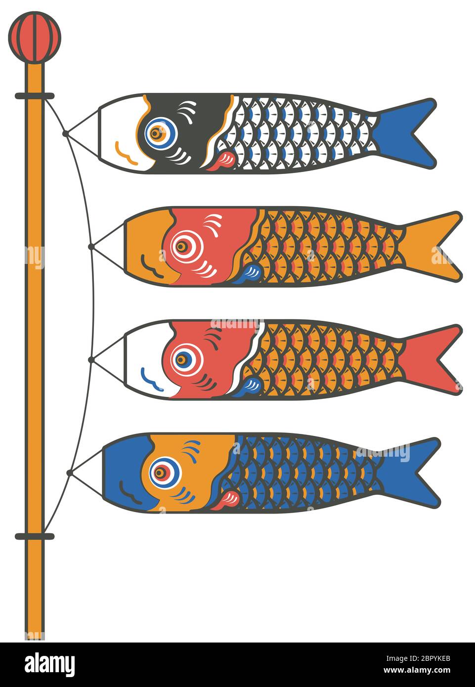 Koinobori fish japanese kite hi-res stock photography and images - Alamy