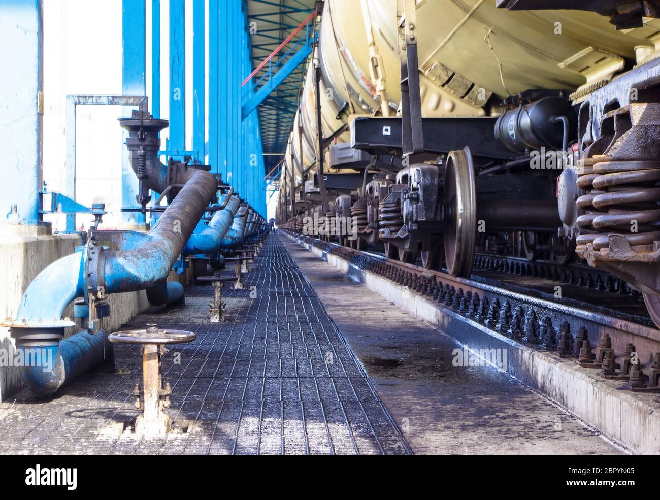 Close up industrial view,A equipment of oil refining,Oil and gas ...