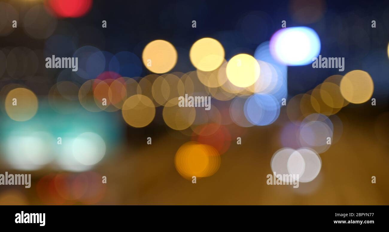 City night view in blur Stock Photo - Alamy