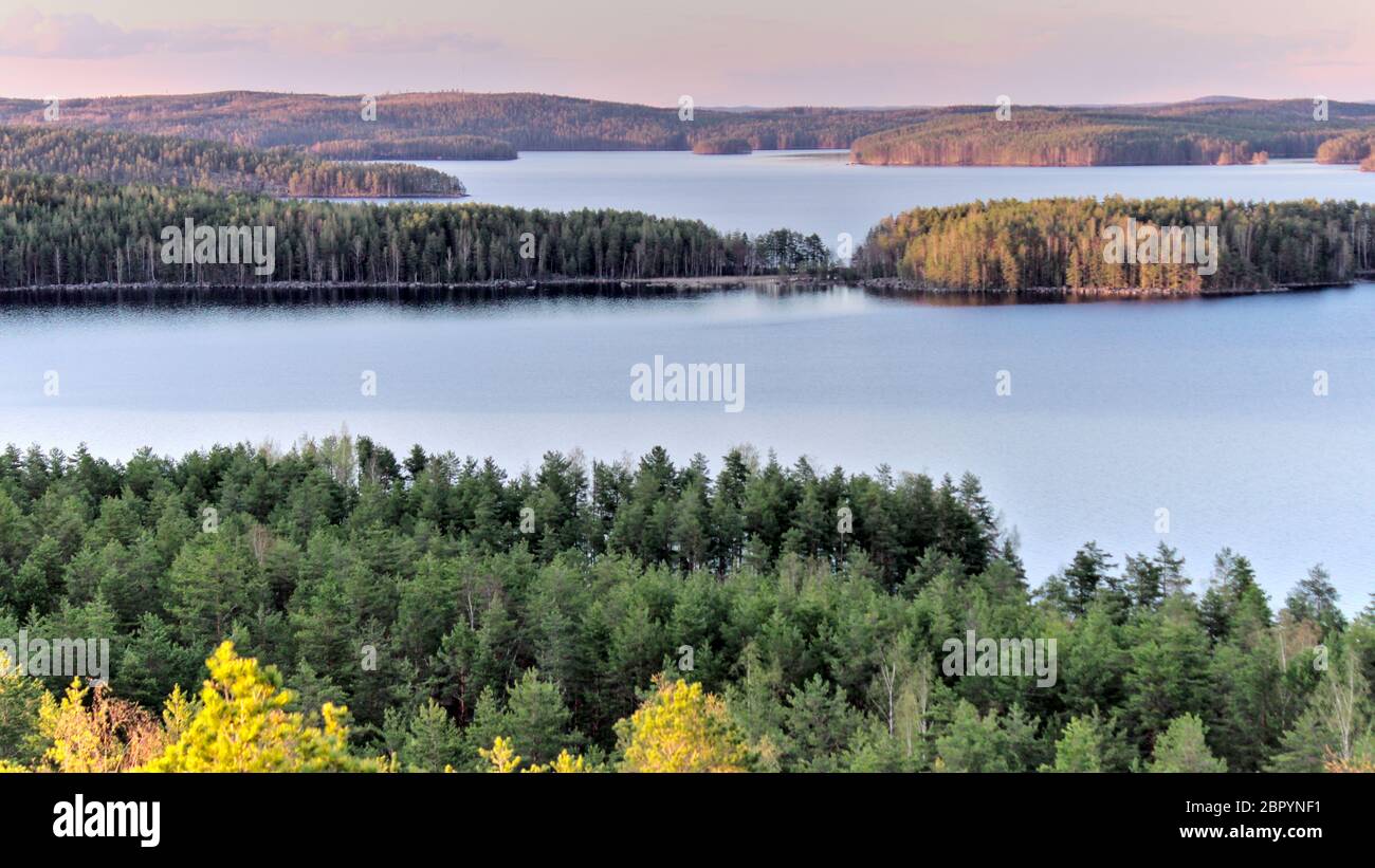 Iso-Tuomas scenery tower, Padasjoki, Finland Stock Photo - Alamy