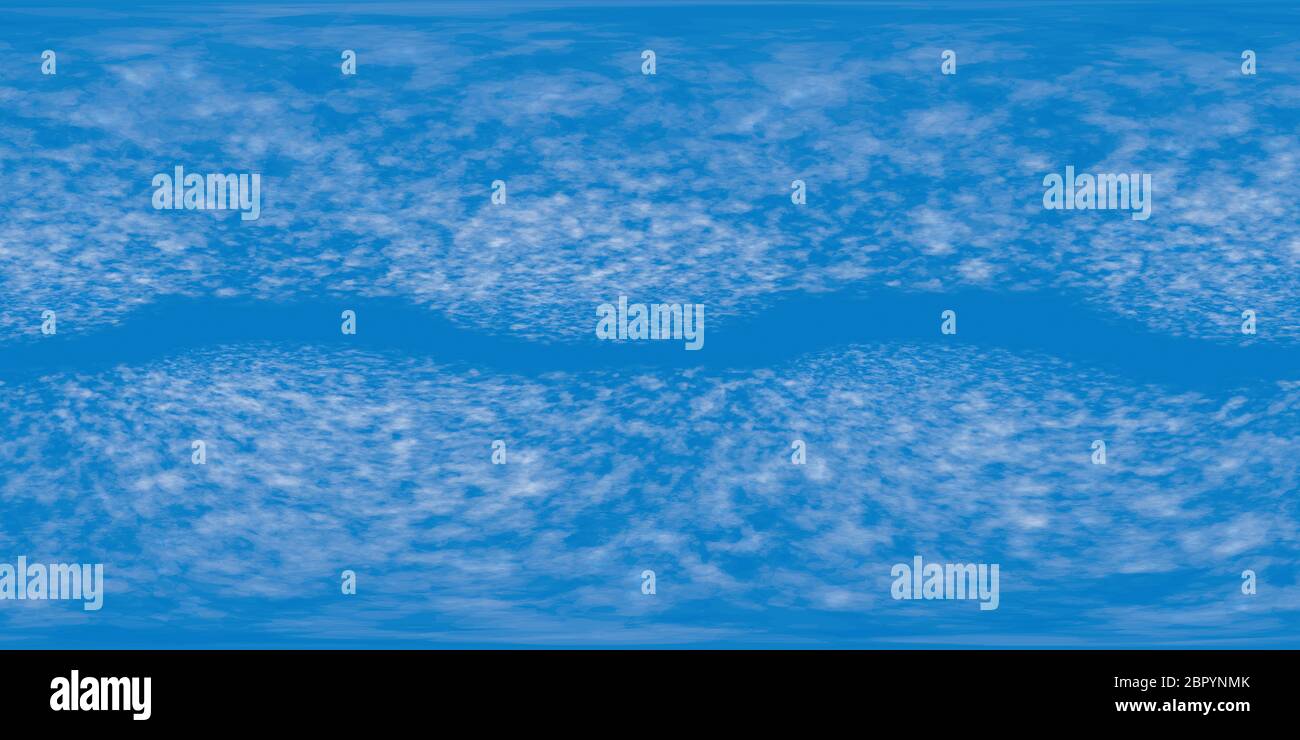 hdri map of blue sky and cloud Stock Photo - Alamy