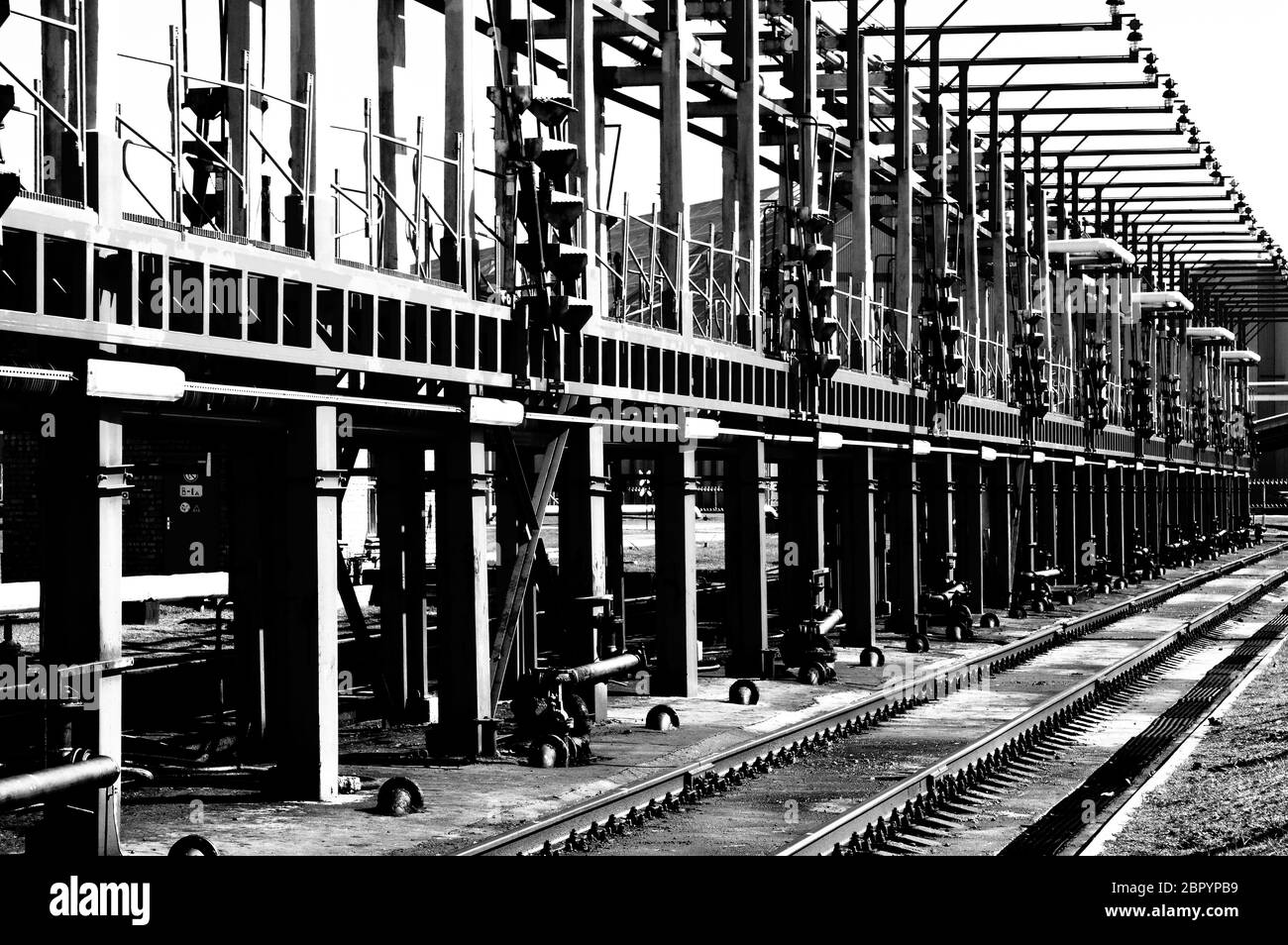 Close up industrial view,A equipment of oil refining,Oil and gas ...
