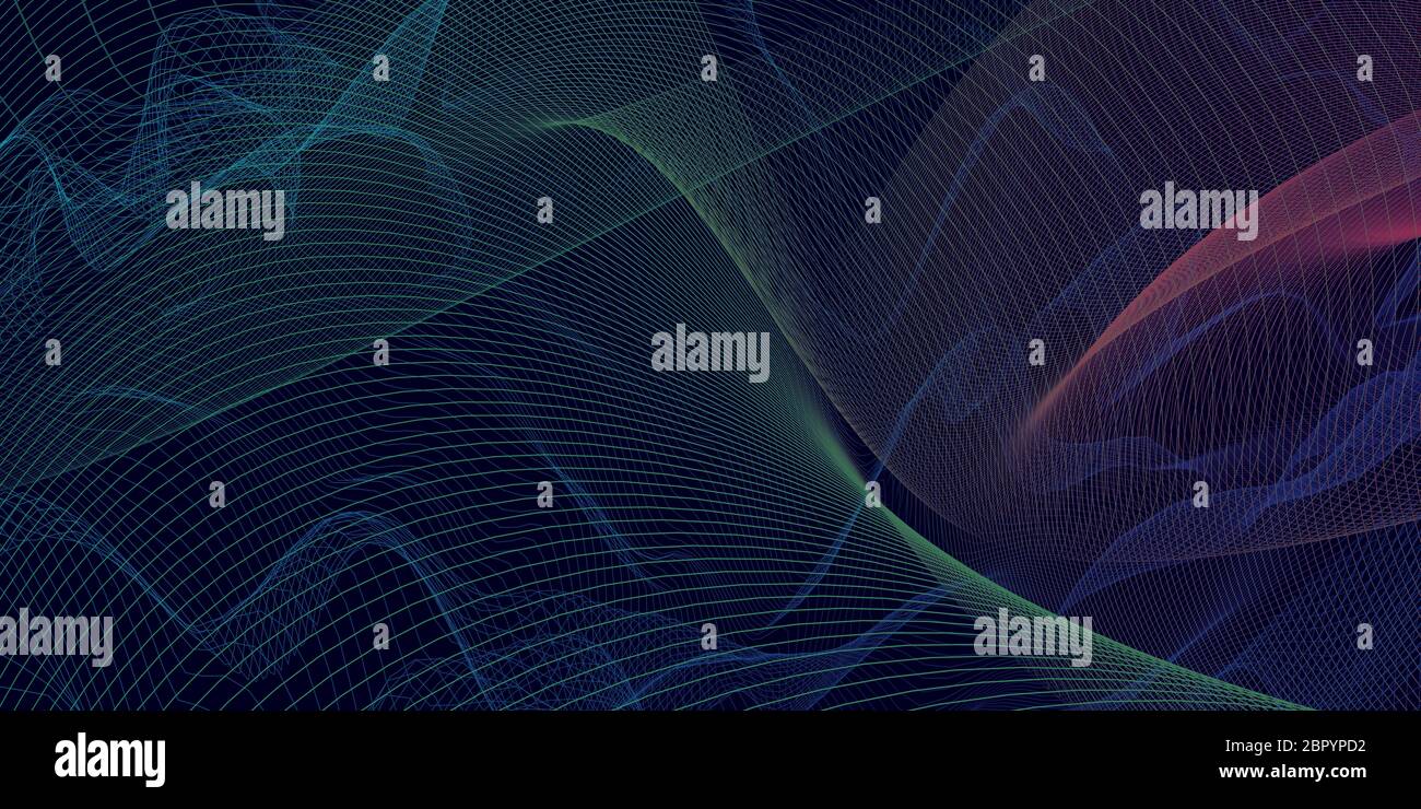 Energy Technology Industry and Ripple Effect Pattern Stock Photo - Alamy